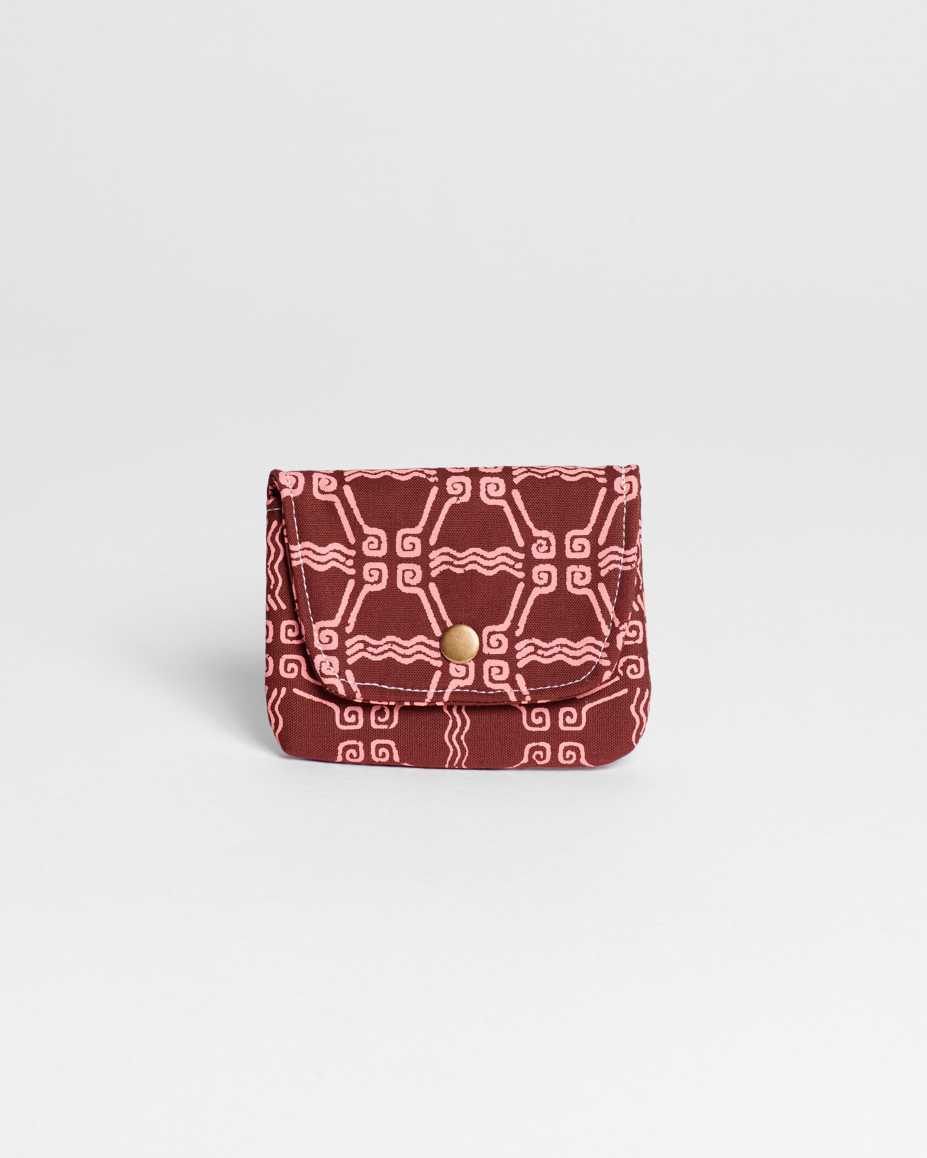 Card Pouch - Mod Volcano Cocoa – Roberta Oaks, Hawaii